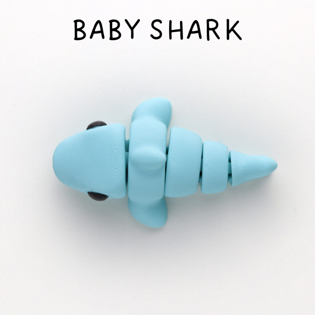 Zou3D - Baby Shark - 3D Printed - So Stinkin' Cute Creations - Custom ...